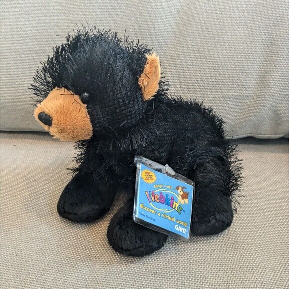 webkinz | Toys | Nwt Ganz Webkinz Black Bear Plush Toy Hm04 | Poshmark